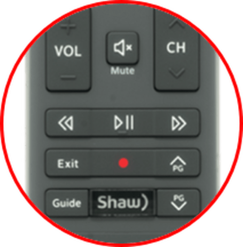 Shaw BlueCurve TV XR15 Remote – URC Support